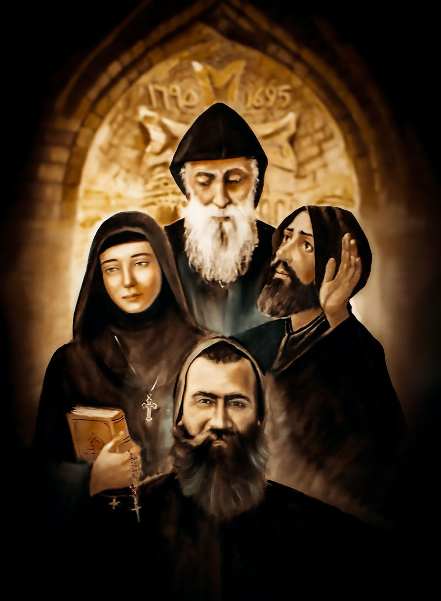 The Lebanese Maronite Order Wood Plaque Icon – Holy Rosary Team