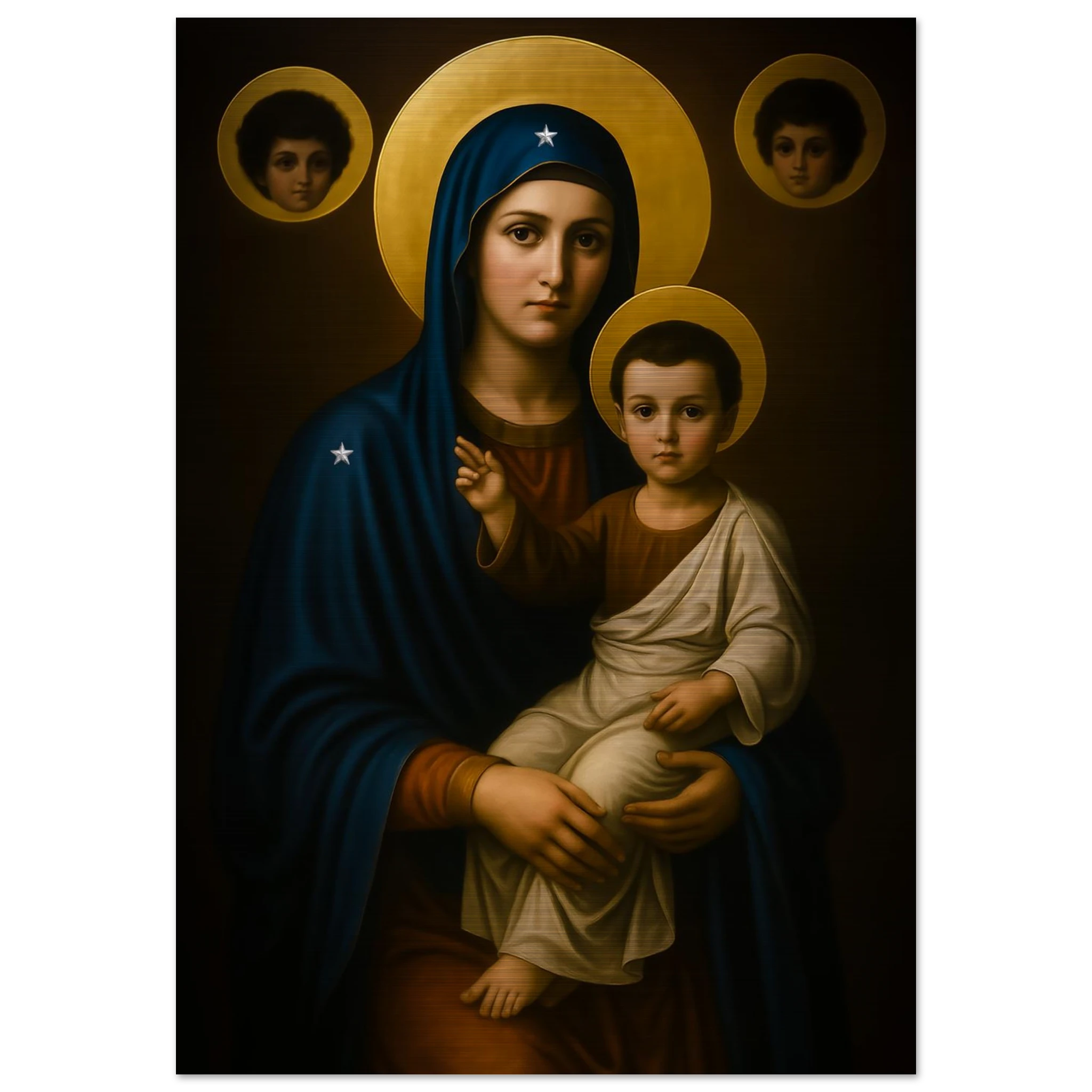 Our Lady of Maronites, Elige - Brushed Aluminum Icon Board – Holy ...